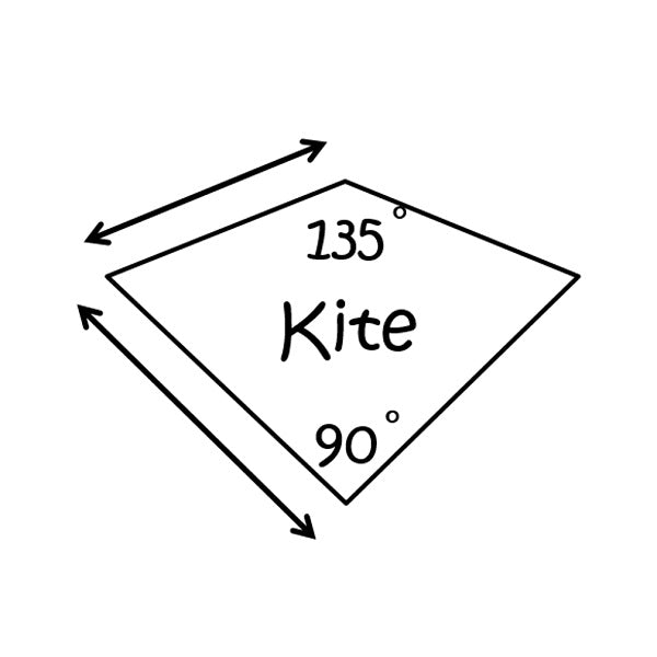 135/90 degree Kite (Octagon-Quarter) – linapatchwork