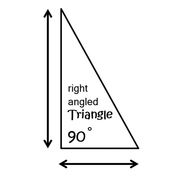 90 deg Triangle (right-angled) – linapatchwork