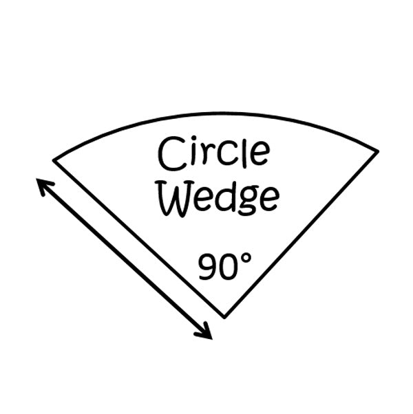 90 degree Circle Wedge – linapatchwork