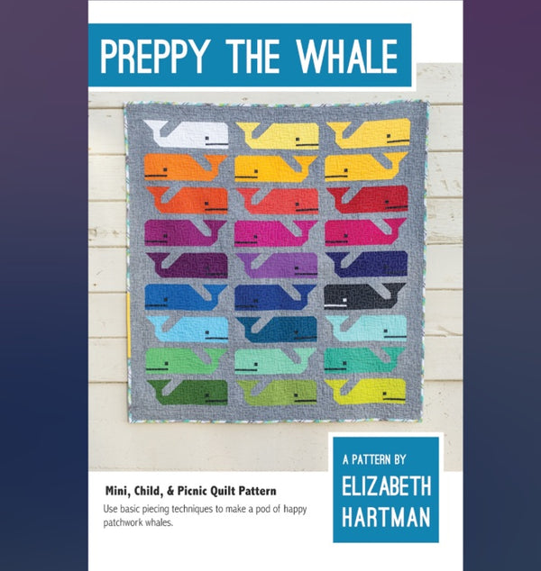Elizabeth Hartman 'Preppy The Whale' sewing pattern – linapatchwork